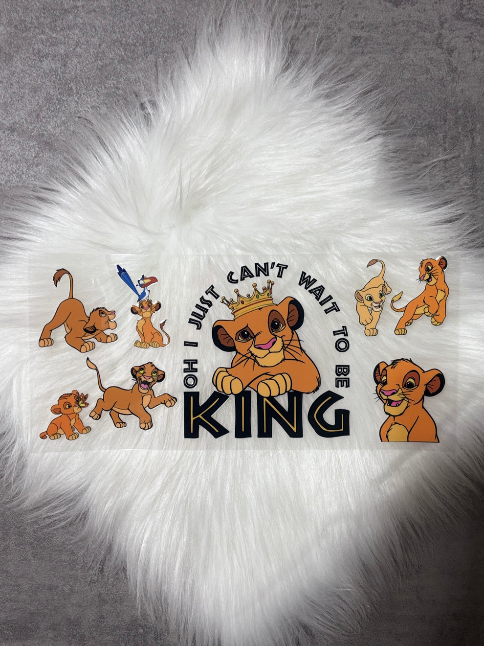 UV DTF Wrap- Lion – C&A Custom Creations LLC